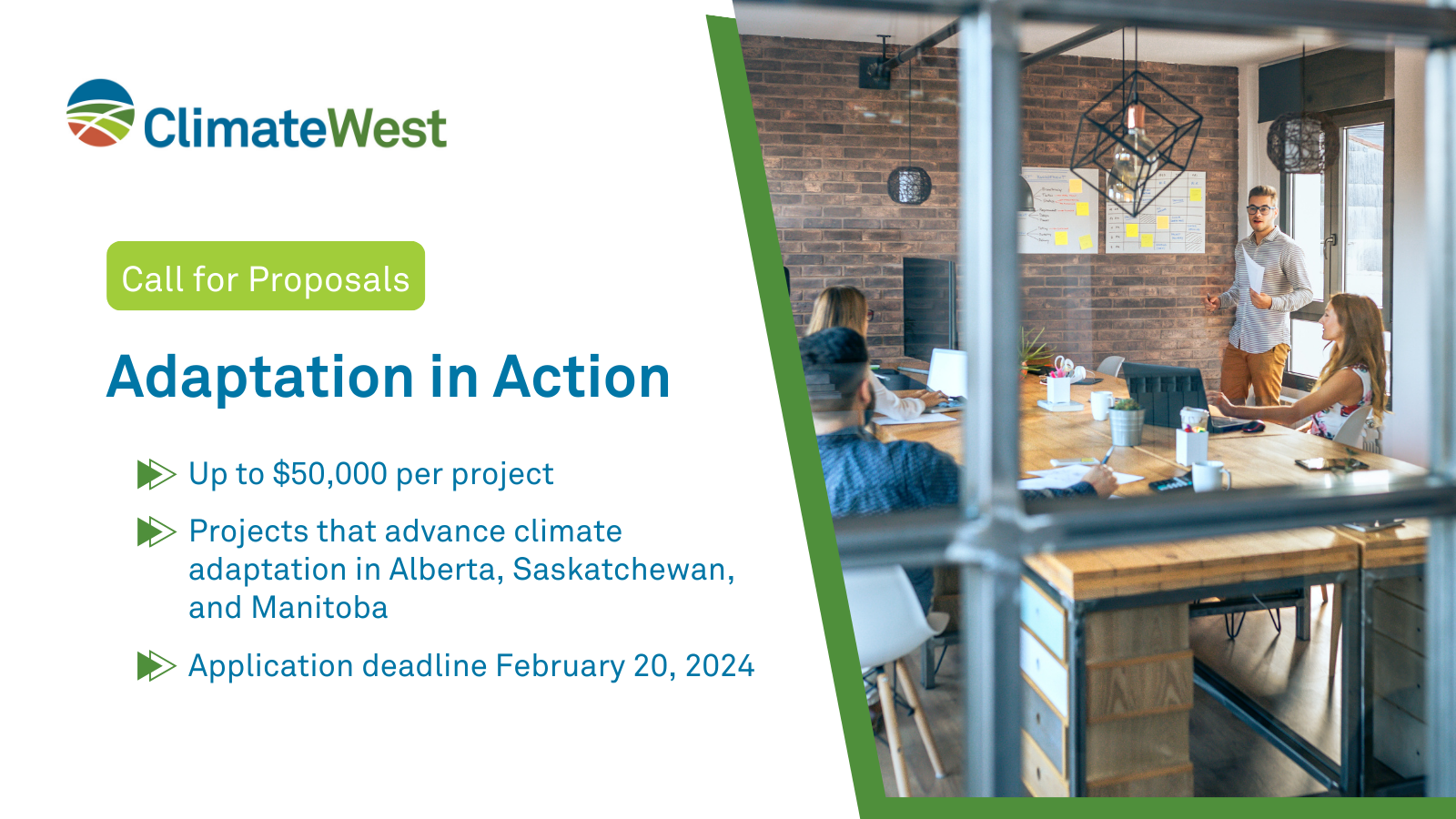 ClimateWest announces call for proposals