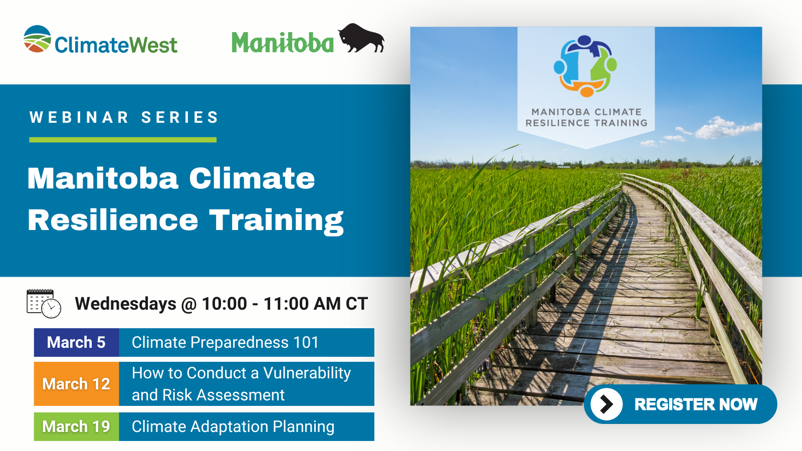 Webinar Series: Manitoba Climate Resilience Training | ClimateWest